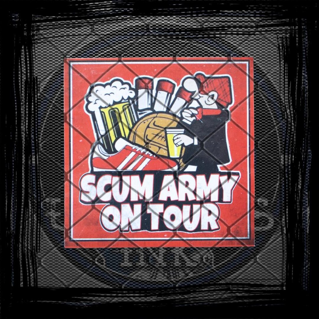 Scum Army on Tour 8x8cm Stickers Inspired by Southampton, Music ...