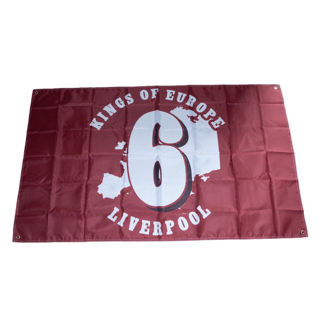 Liverpool Kings of Europe 5x3ft Flag Inspired by the Reds, Ultras ...