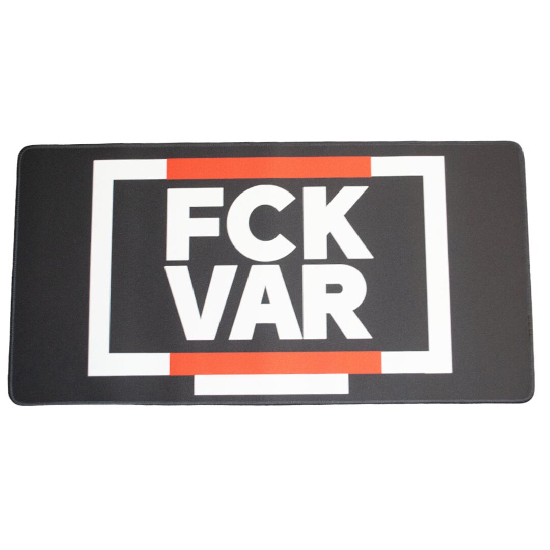 FCK VAR 60x30cm Gaming Mat, Build Mat, Mouse Pad Inspired by Football ...