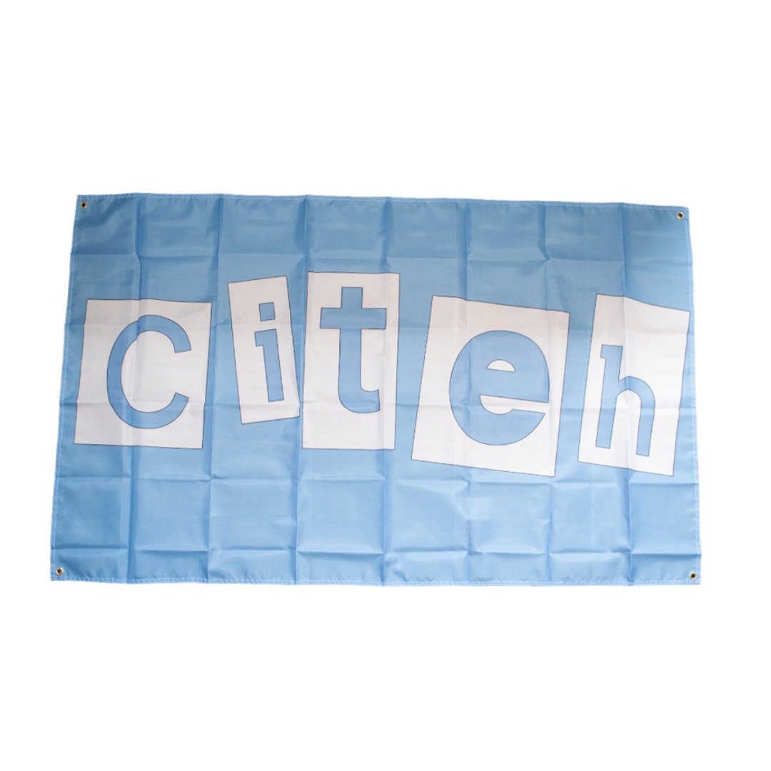 Citeh 5x3ft Flag Inspired by Manchester, Ultras, Man City, Casuals ...