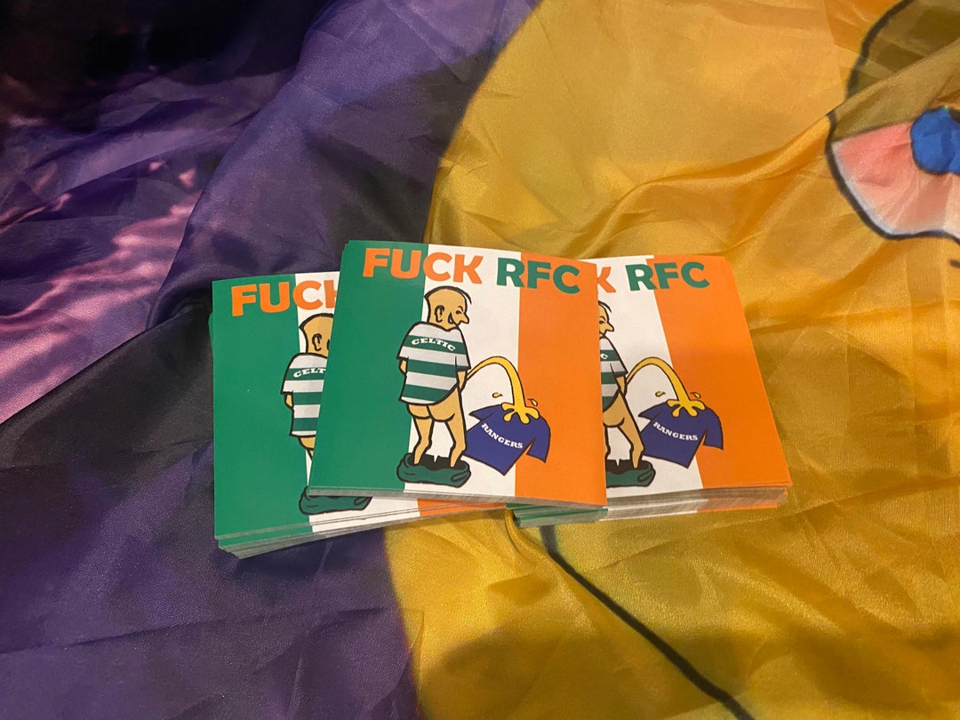 50x Fvk RFC Stickers Inspired by Celtic, Scotland, Ireland, Music ...