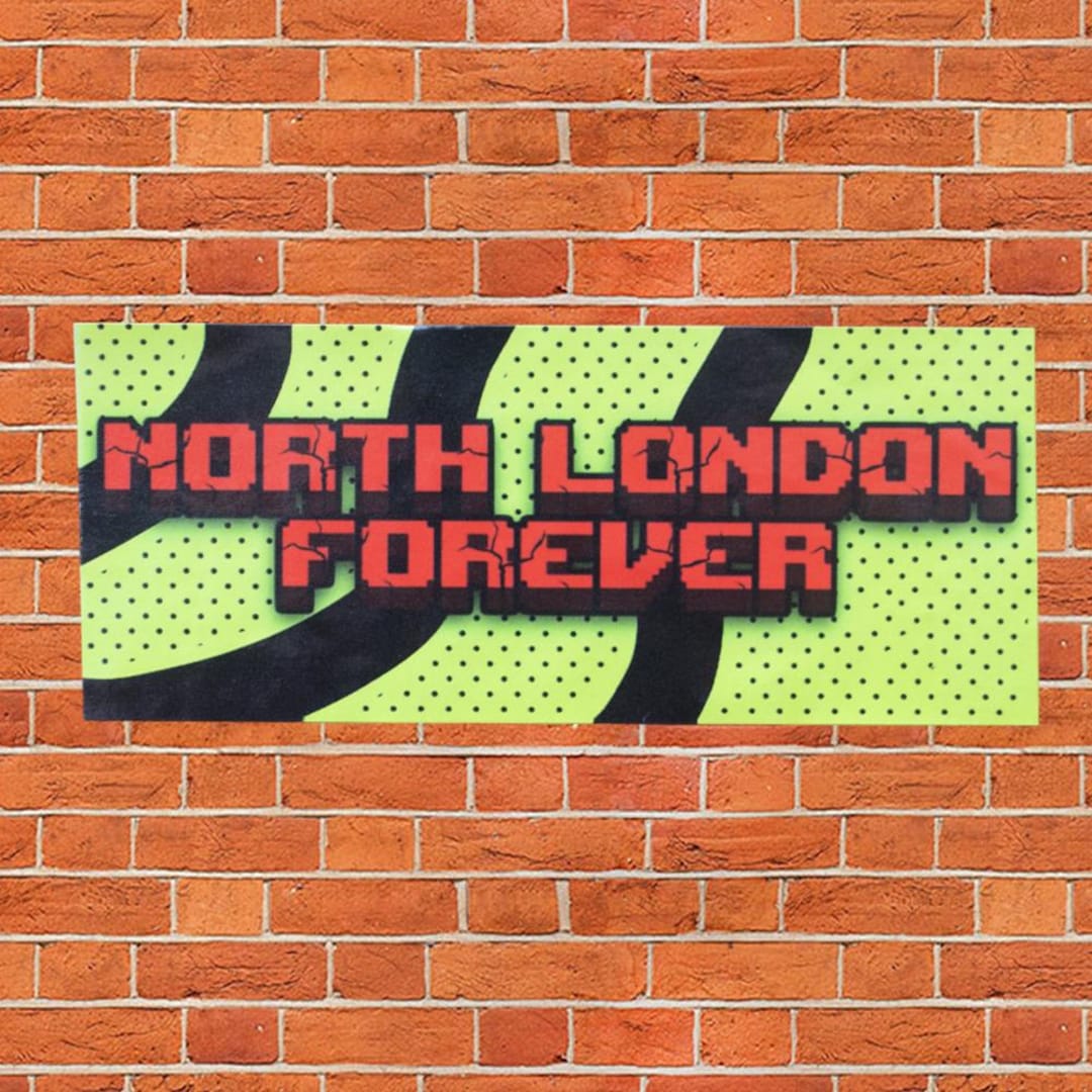 North London Forever 12x5cm Stickers Inspired by Arsenal, Gooners, Ldn ...