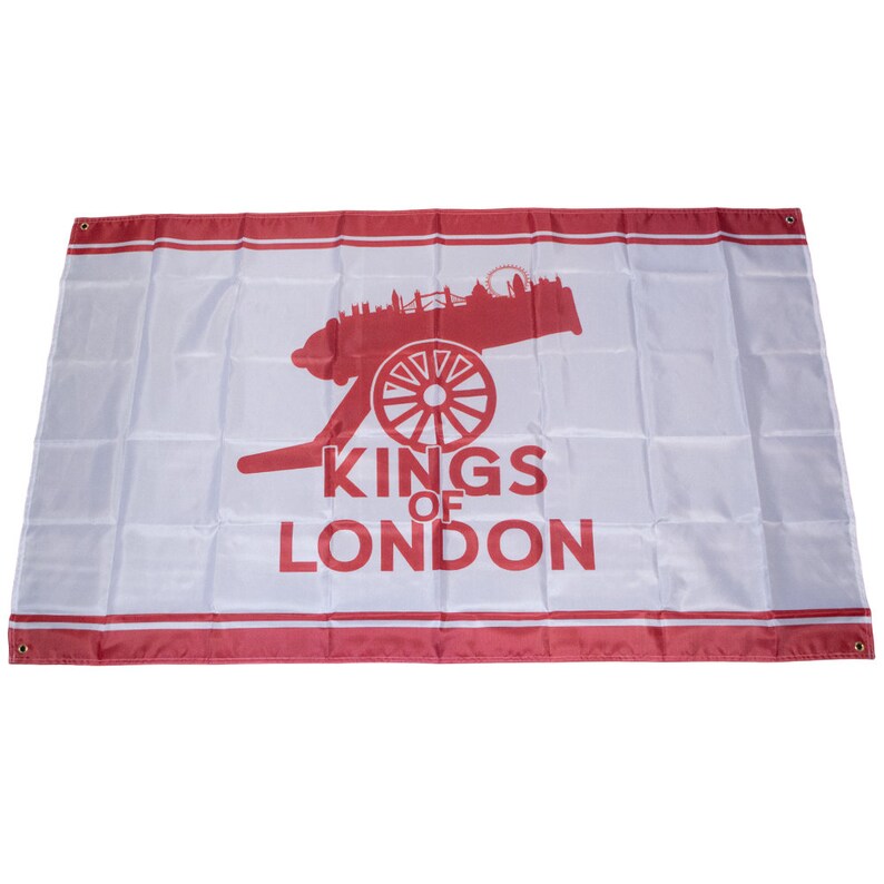 Kings of London 5x3ft Flag Inspired by Ultras Arsenal, Casuals, Away ...