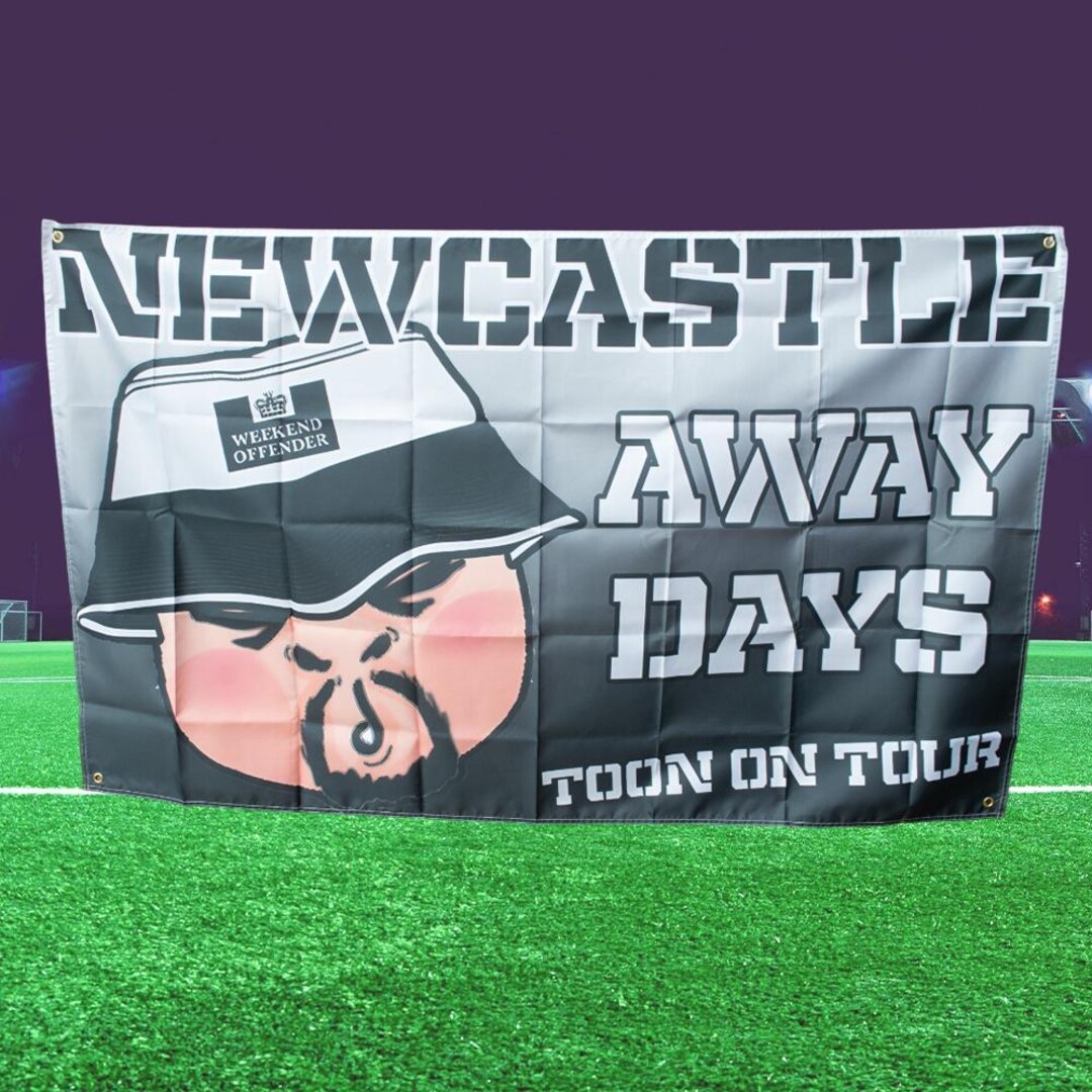 Newcastle Away Days 5x3ft Flag Inspired by Geordies, Ultras, Casuals ...