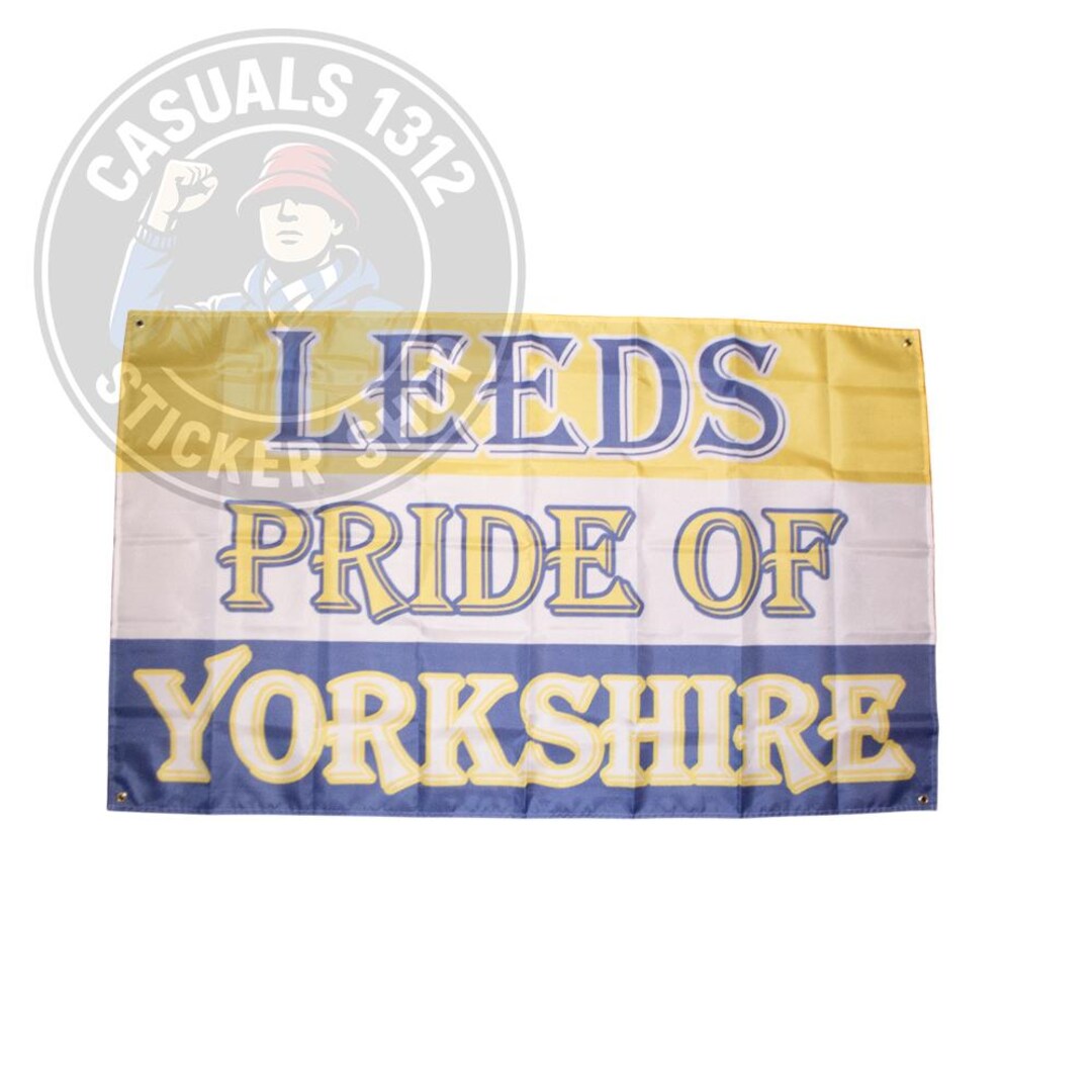 Pride of Yorkshire 5x3ft Flag: Inspired by Leeds, United, Casuals ...