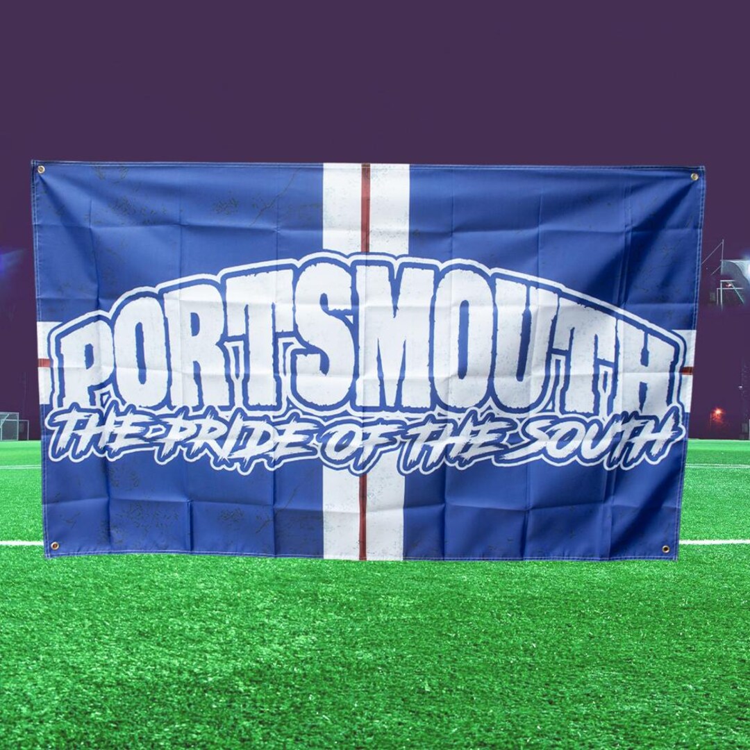 Portsmouth Pride of the South 5x3ft Flag Inspired by Pompey, Ultras ...