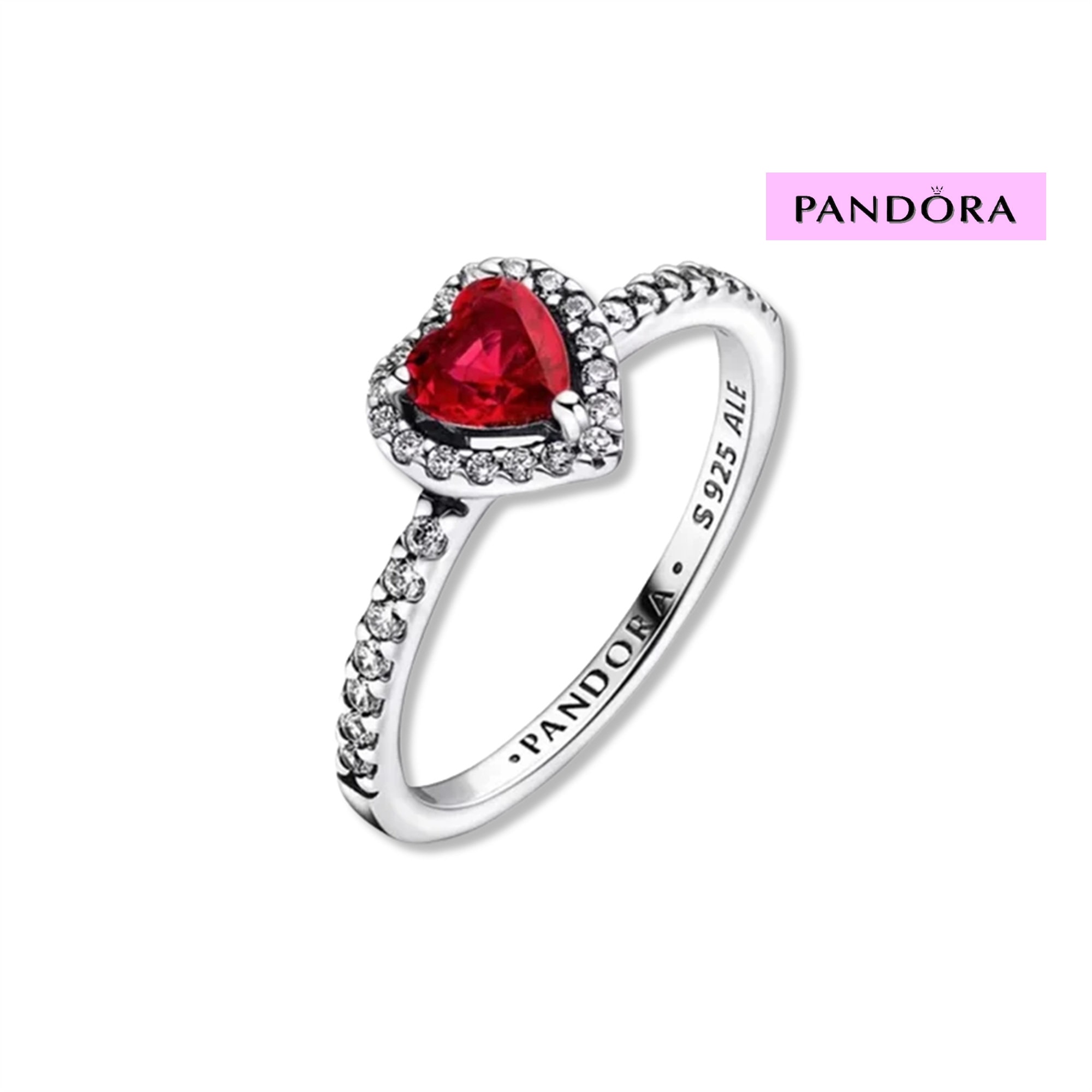 Pandora Ruby Heart Ring a Symbol of Love and Devotion Your - Etsy UK