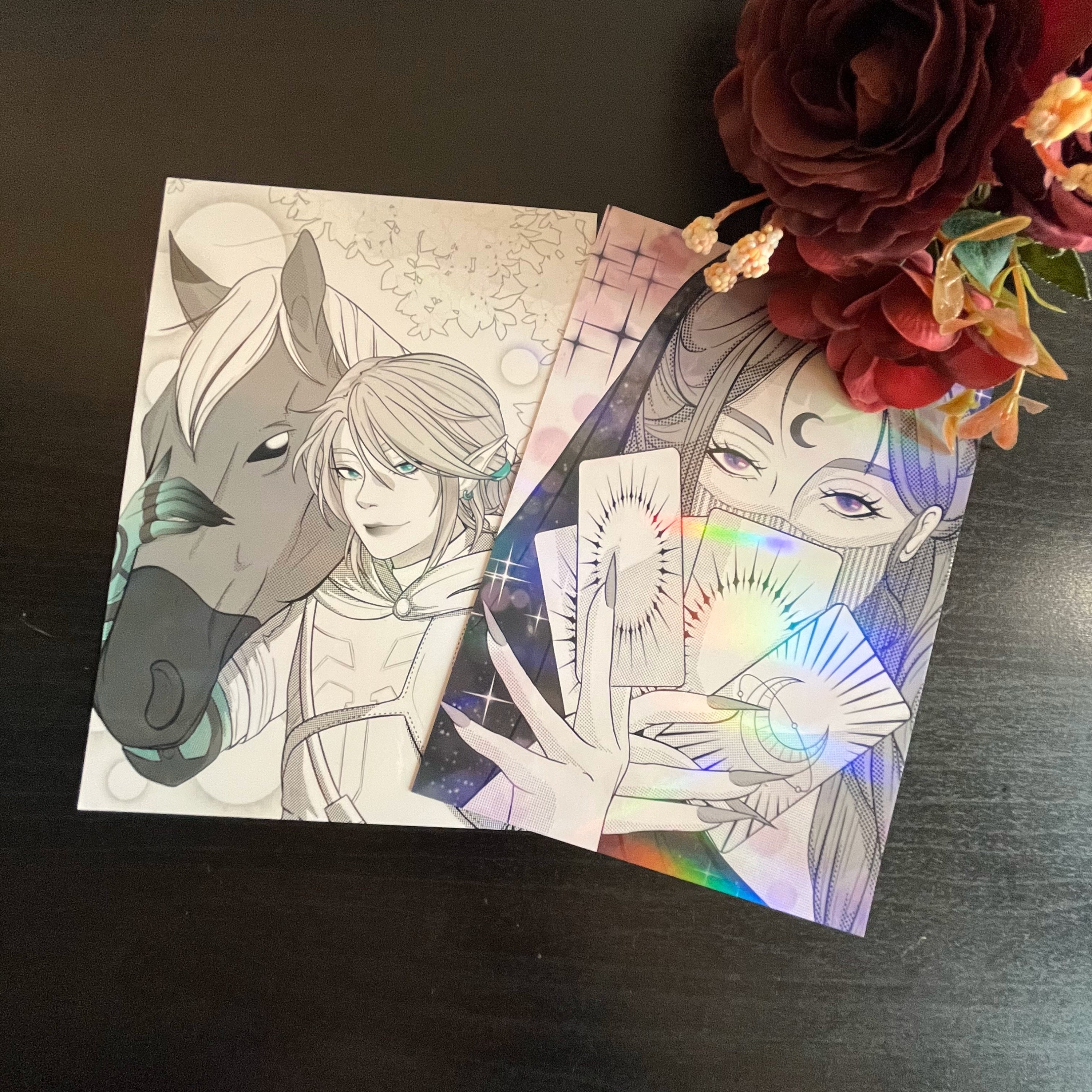 Link (zelda Tears of the Kingdom) and Fortune Teller Holographic Print ...