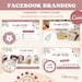 Boho Colorful Facebook Branding Kit -banners Profile Icons Canva ...