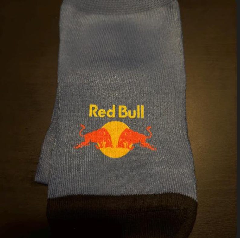 Red Bull Formula 1 Socks - Show Your Team Spirit! Great Gift for Fans ...