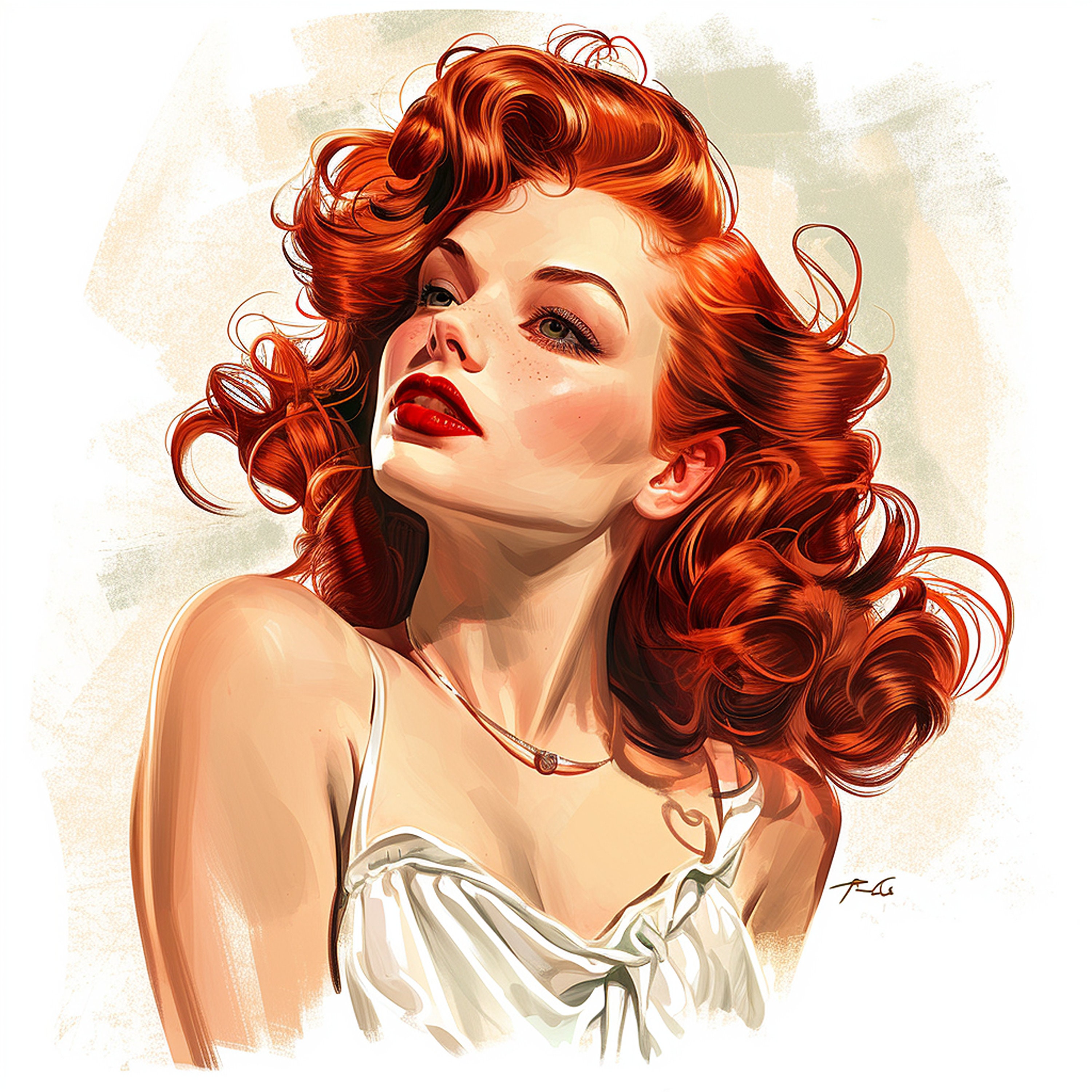 Vintage Fashion Clipart Sexy Pin Up Girl Pretty Woman Lingerie Digital Art Scrapbooking T 