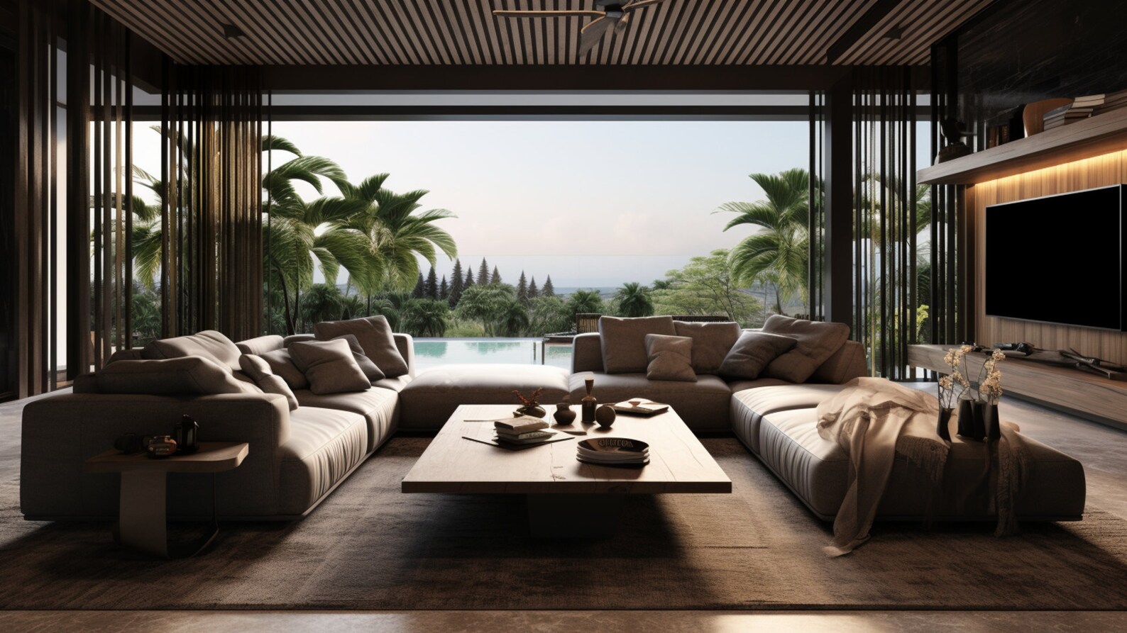 Bali Villa Realistic Virtual Background for Digital Nomads - Etsy