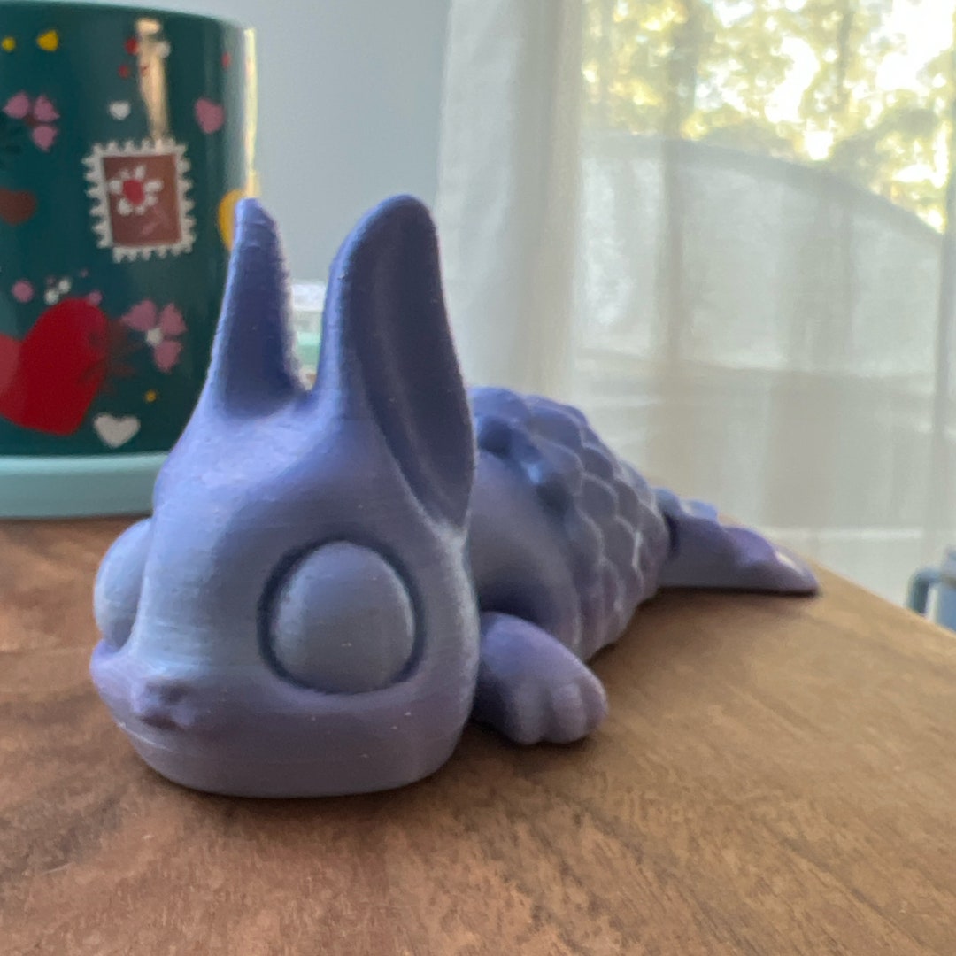 Flexi Mermaid Bunny Fidget Toy - Etsy