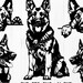 German Shepherd Dog SVG, Police Dog Face Design, Dog Svg Files for ...