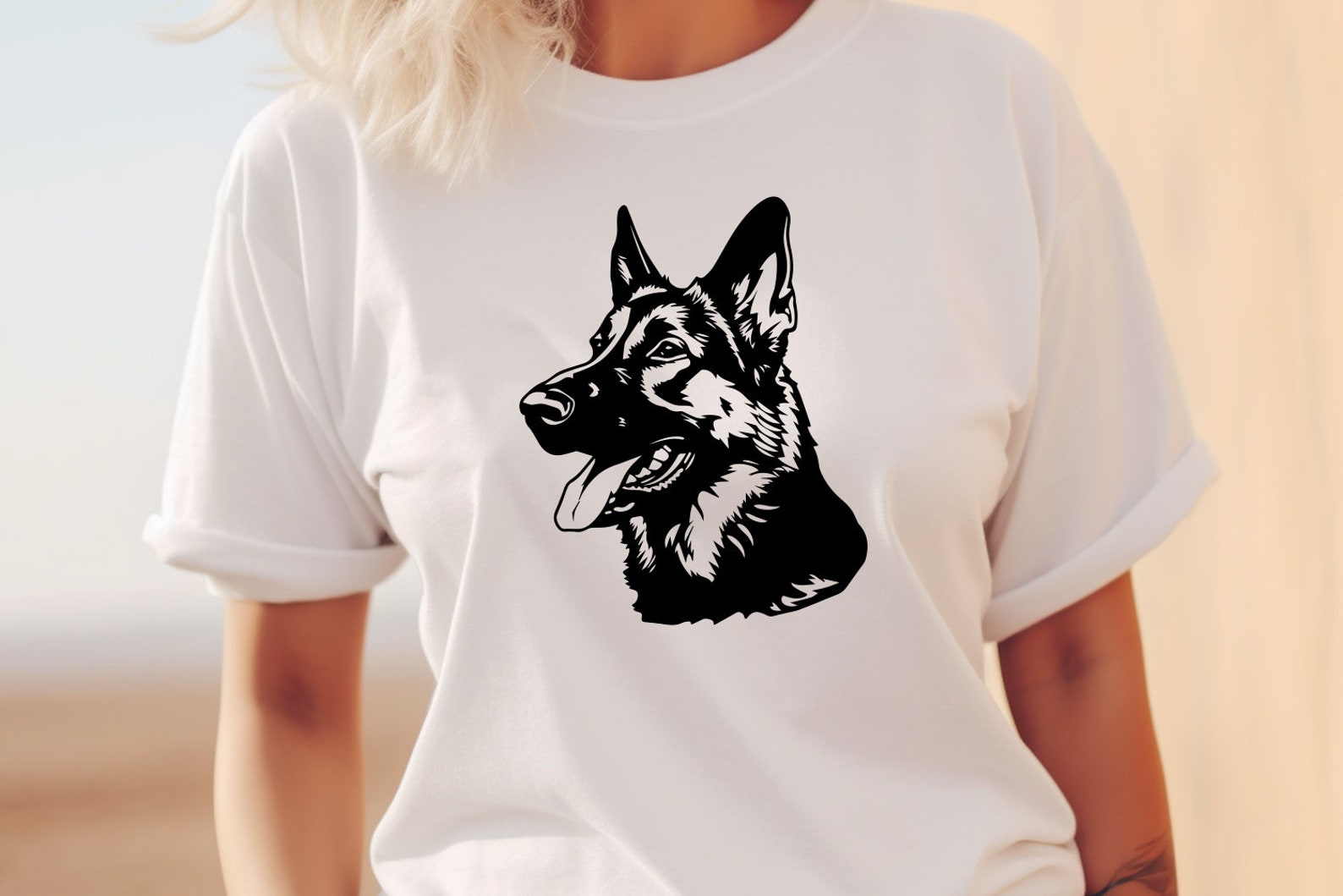German Shepherd Dog SVG, Police Dog Face Design, Dog Svg Files for ...