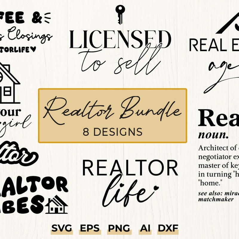 Realtor Svg - Etsy