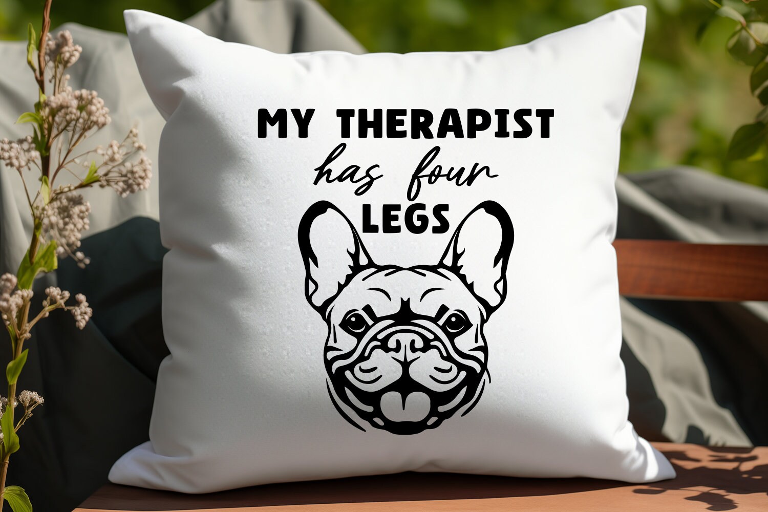 Frenchie Dog SVG Quotes Bundle French Bulldog Funny Sayings, Pardon My ...