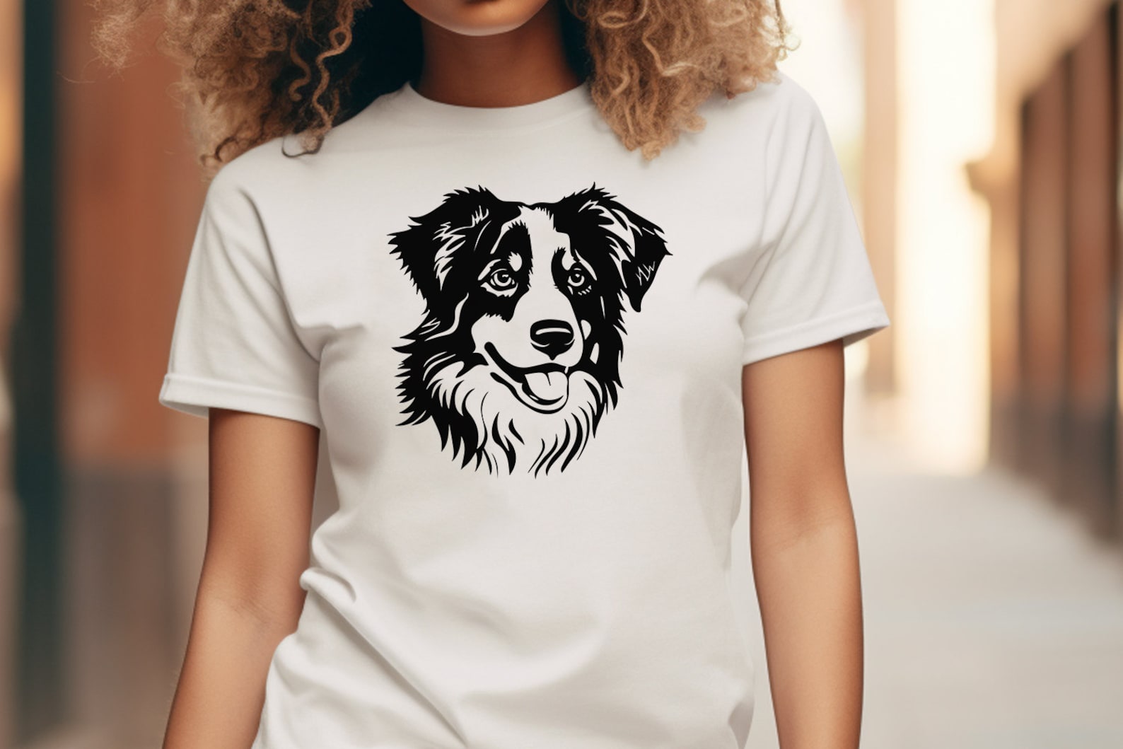 Australian Shepherd Dog SVG, Cute Aussie Face Design, Dog Svg Files for ...