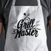 Grill Master SVG - BBQ Grill SVG File for Aprons and T-shirt - Etsy
