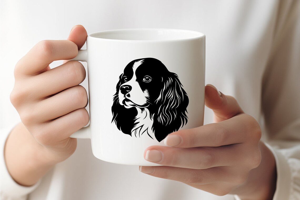 Cavalier King Charles Spaniel Dog Breed SVG Bundle Cavalier Animal ...