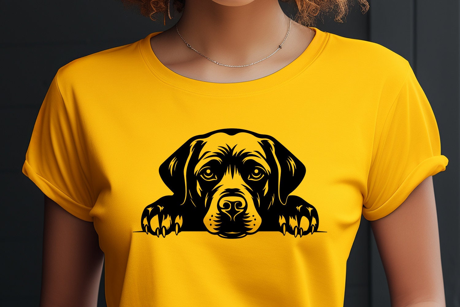 Peeking Black Labrador Retriever SVG Dog Lover's Vector DXF Cricut Cut ...