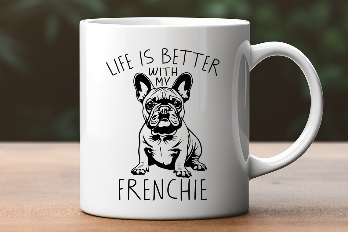 Frenchie Dog SVG Quotes Bundle French Bulldog Funny Sayings, Pardon My ...