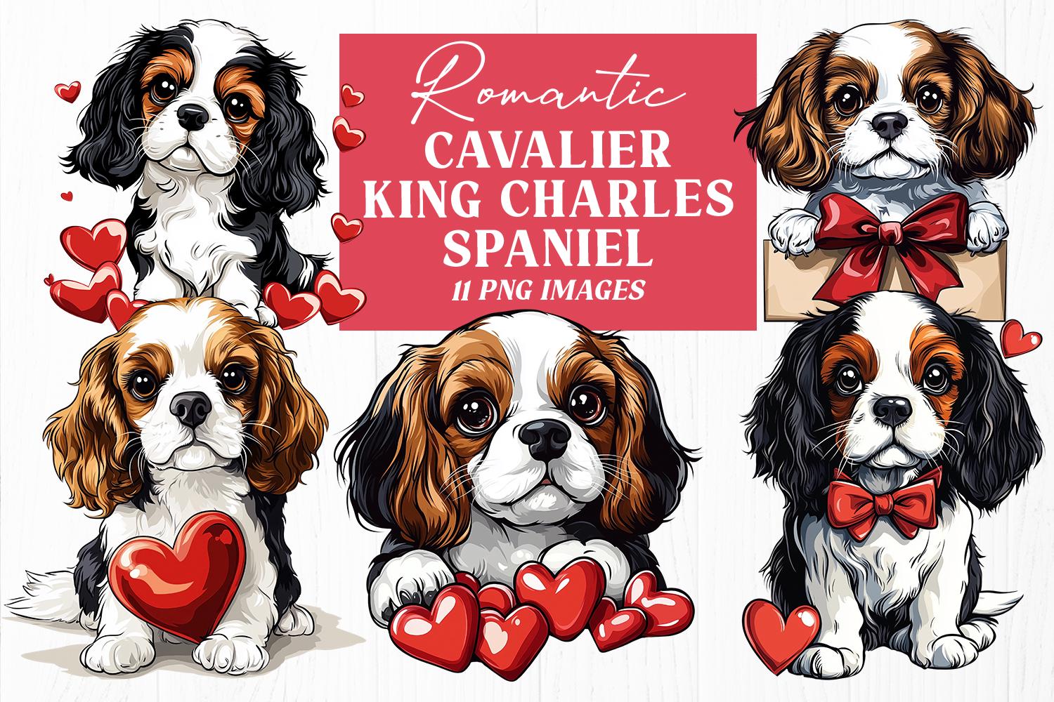 Cavalier King Charles Spaniel PNG Clipart - Valentine's Day Sublimation ...