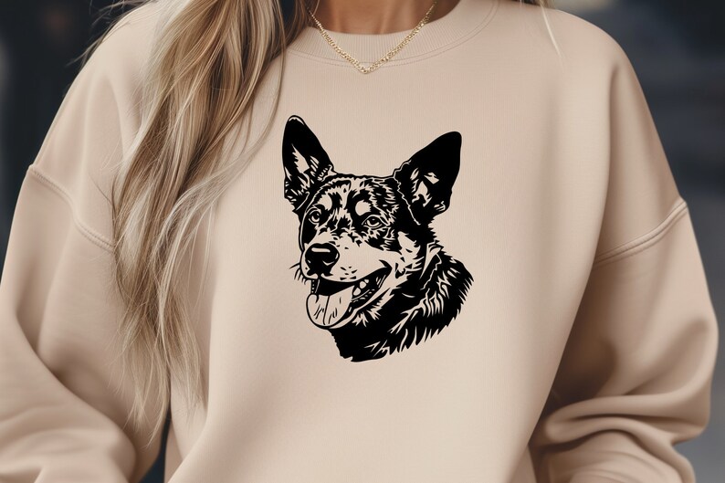 Australian Cattle Dog Blue Heeler SVG Cricut | Cute Puppy Clipart, Dog ...