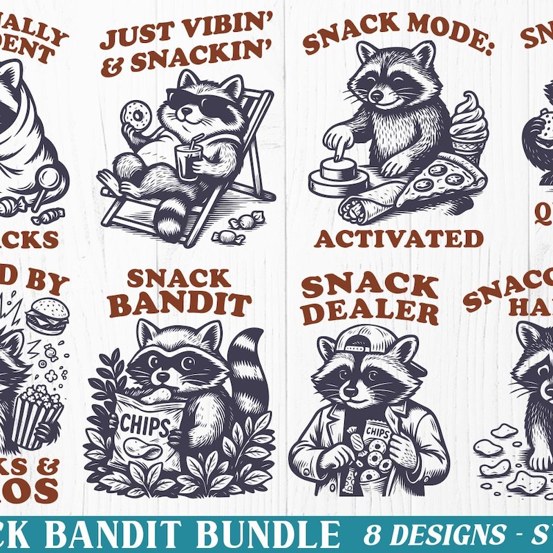 Bandit Tshirt Raccoon - Etsy