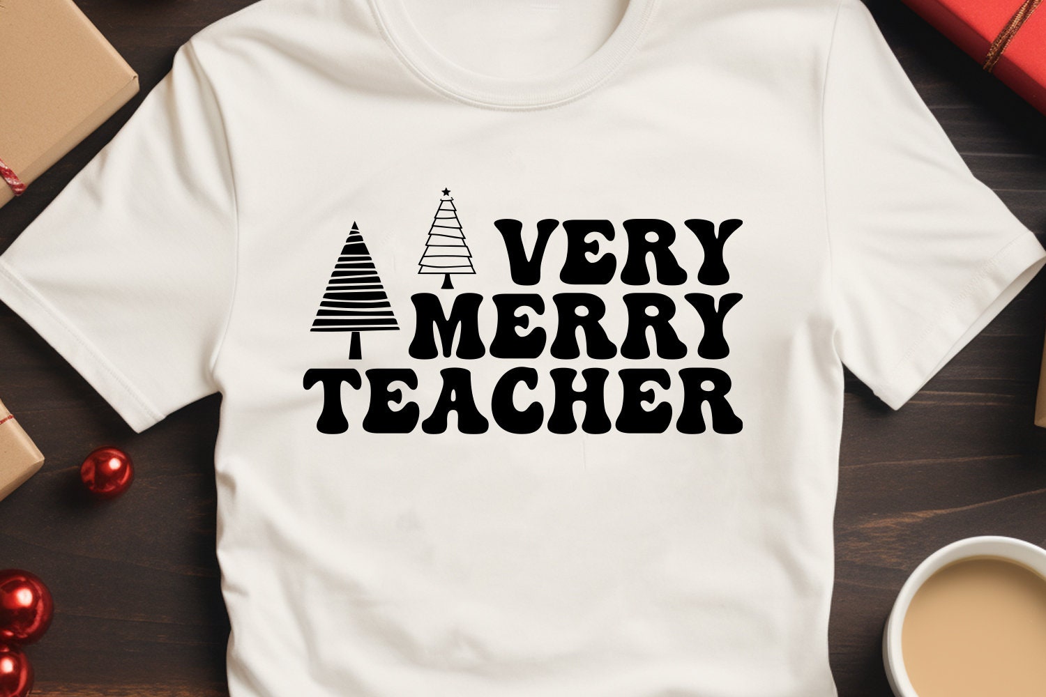 Teacher Christmas SVG Bundle Cut File for Cricut Silhouette, School ...