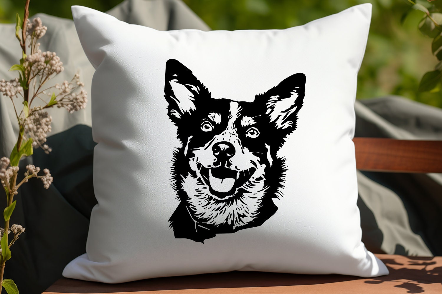 Australian Cattle Dog Blue Heeler SVG Cricut | Cute Puppy Clipart, Dog ...