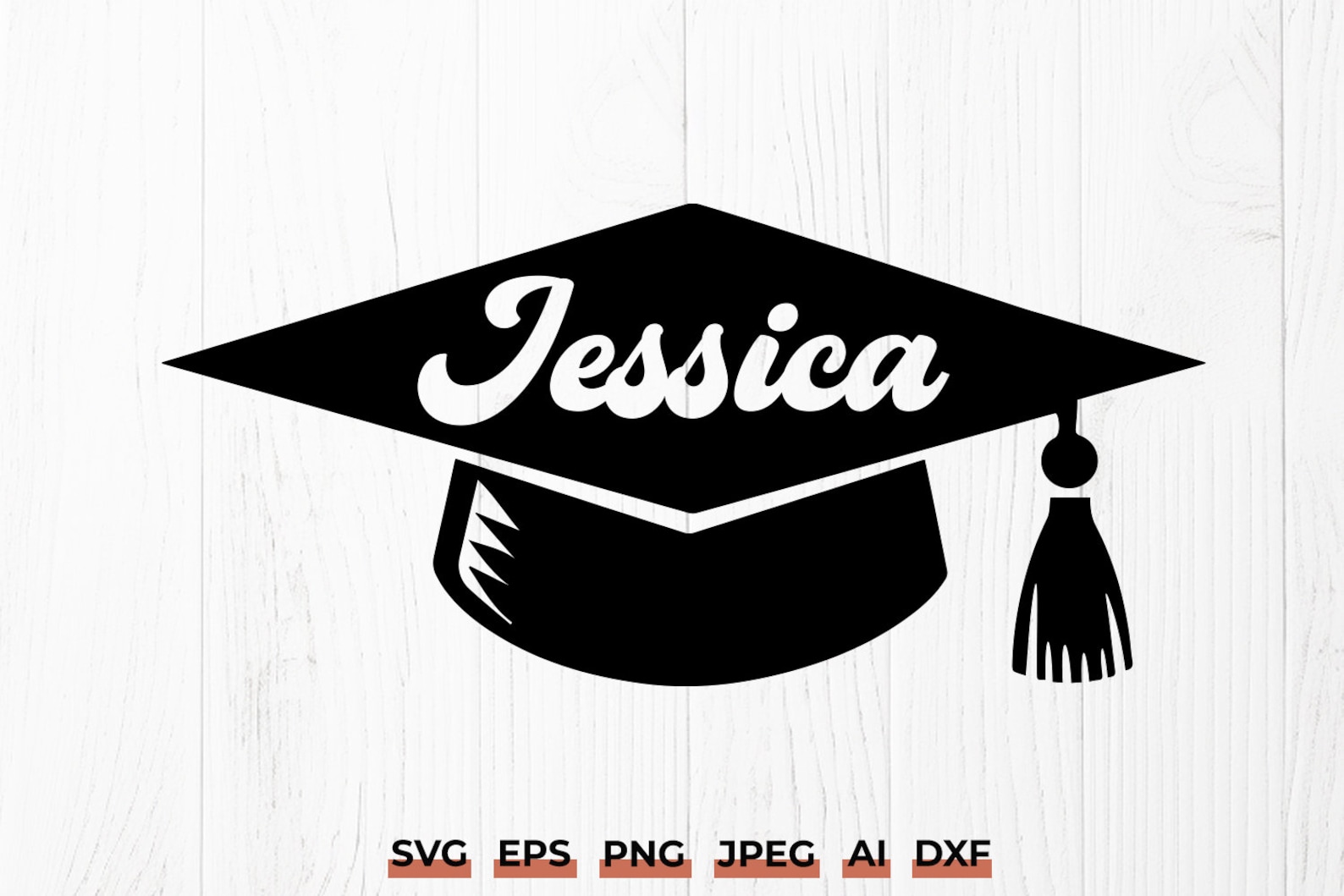 Personalized Graduation Cap SVG 2024 - Custom Name Hat Design for T ...