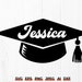Personalized Graduation Cap SVG 2024 - Custom Name Hat Design for T ...