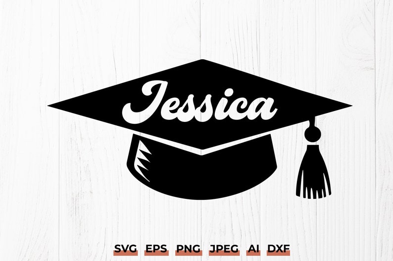 Personalized Graduation Cap SVG 2024 Custom Name Hat Design for T-shirt ...