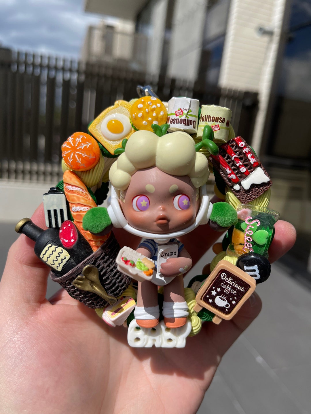 Skullpanda Action Cut musty Extra Actor Cute Hanging Decorationcar ...