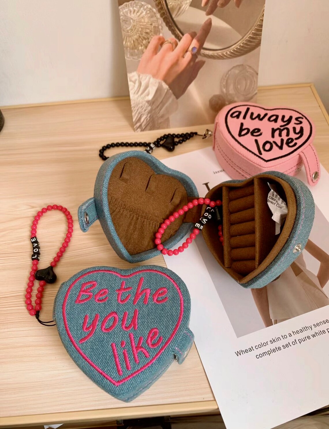 Jewellery Storage Pouch Travel Jewelry Storage Accessories Organizer ...