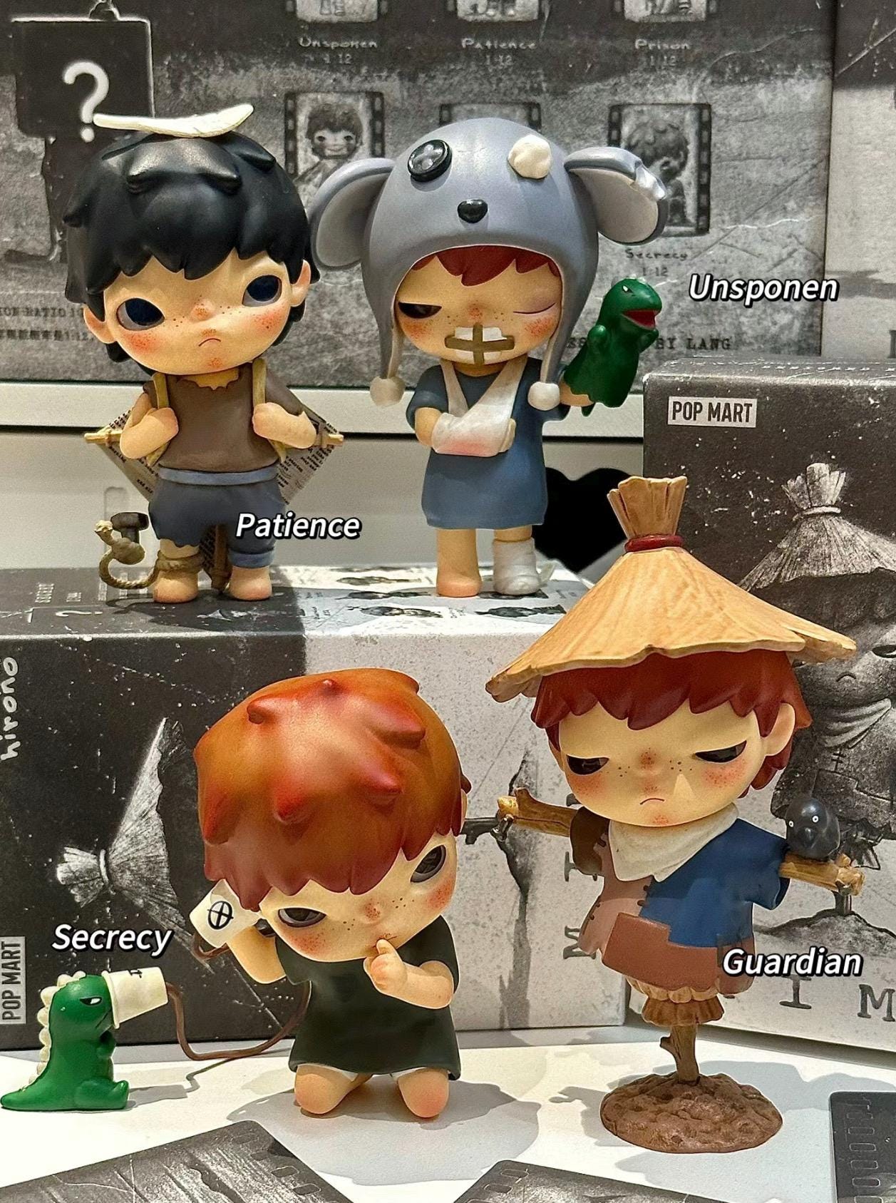 Hirono Mime Series City of Mercy Series Confirmed Collectible Art Decor ...