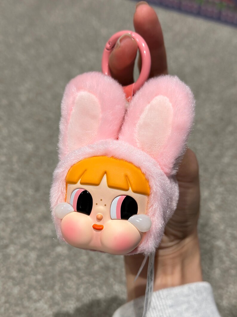 Crybaby X Powerpuff Girls Plush Pendant Keychain Cute Bag Charm - Etsy