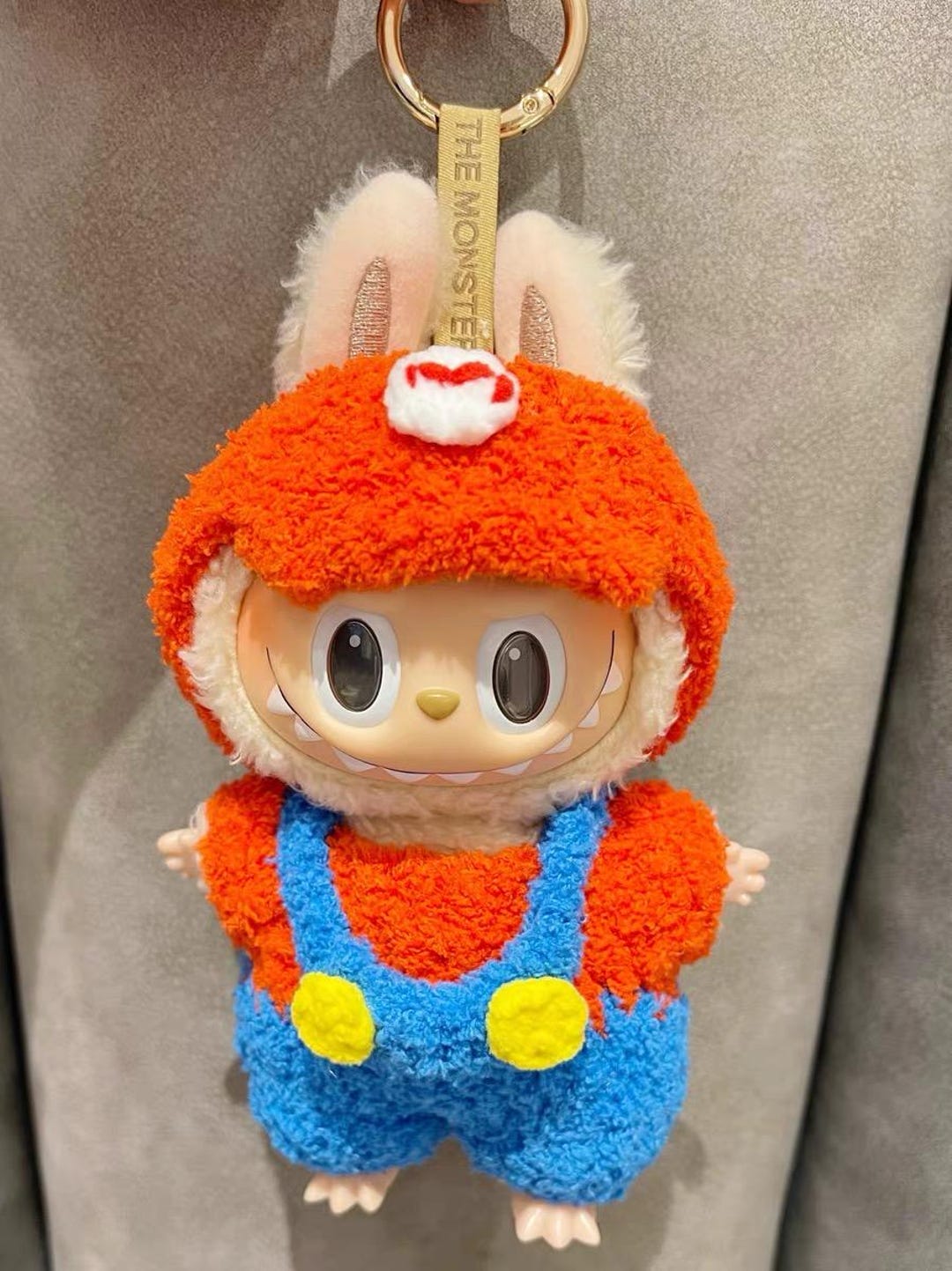 Handmade Mario and Luigi Crochet Labubu Outfit | Crochet Macaron Labubu ...