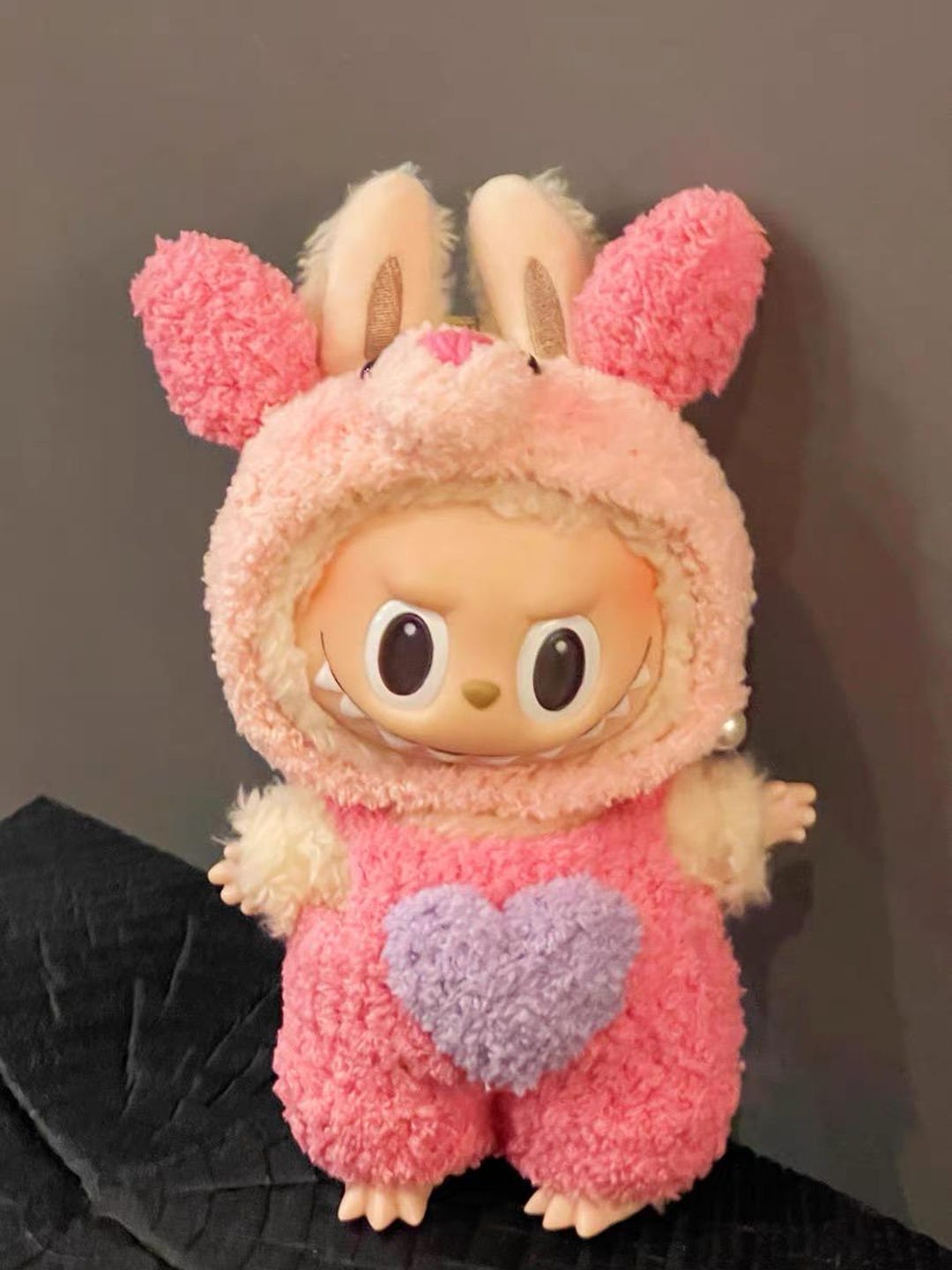 Handmade Crochet Winnie the Pooh Piglet Tiger Macaron Labubu Outfit ...