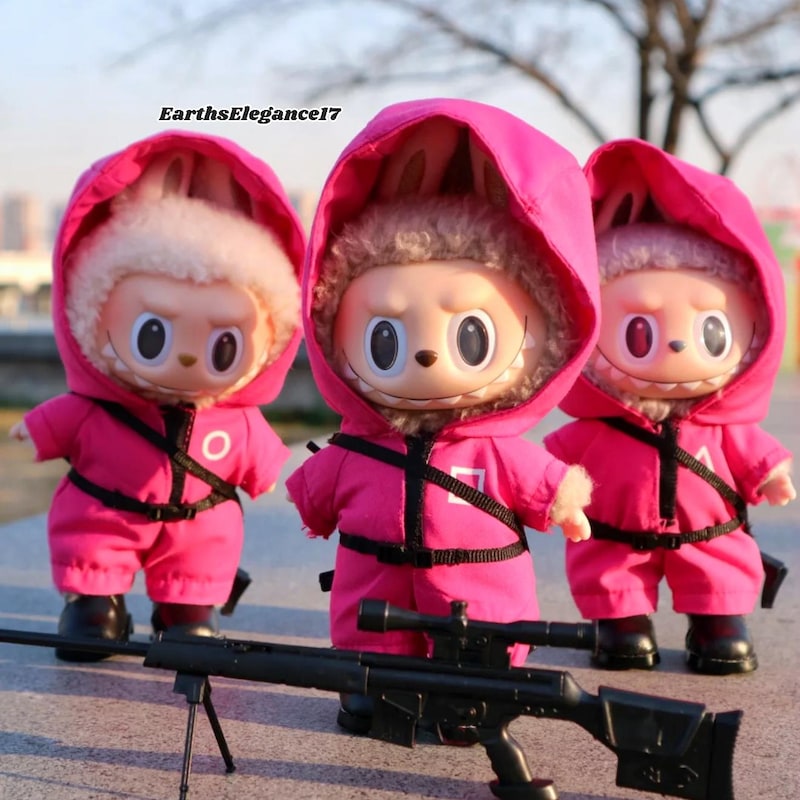 Pink Labubu Doll - Etsy