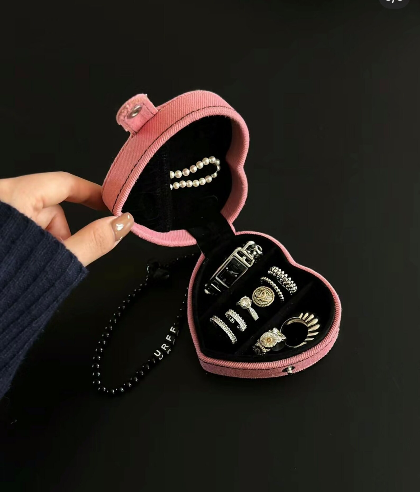 Jewellery Storage Pouch Travel Jewelry Storage Accessories Organizer ...