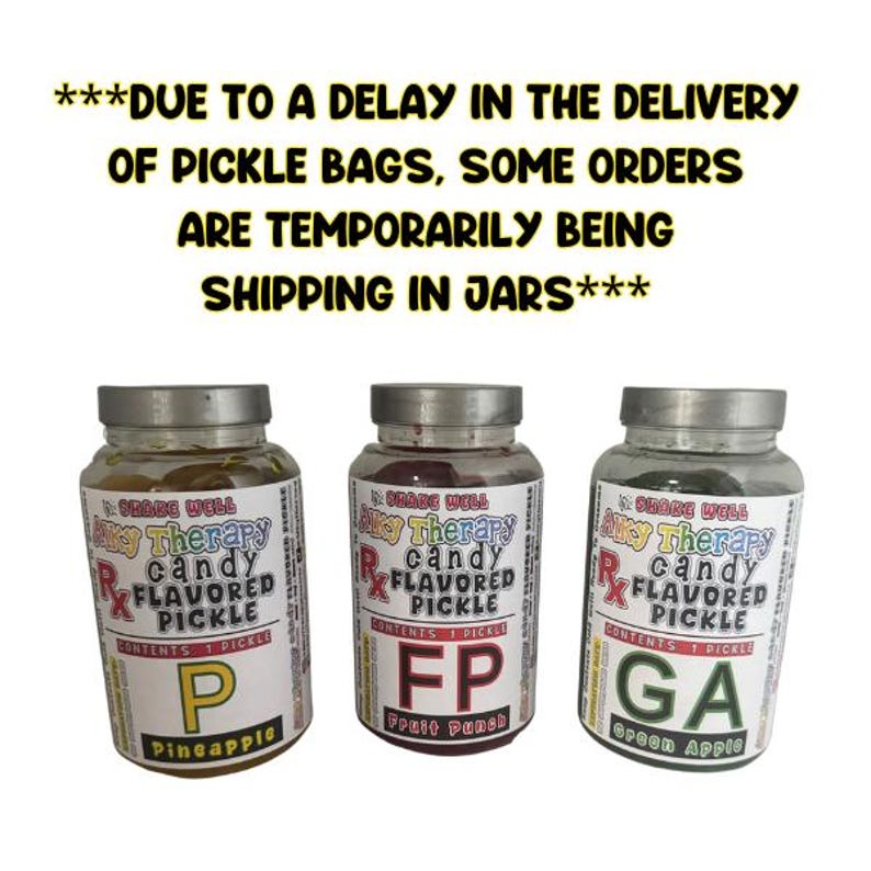 Triple Pickle Bundle - 3 Jar Variety Pack - Candy Flavored Pickle ...