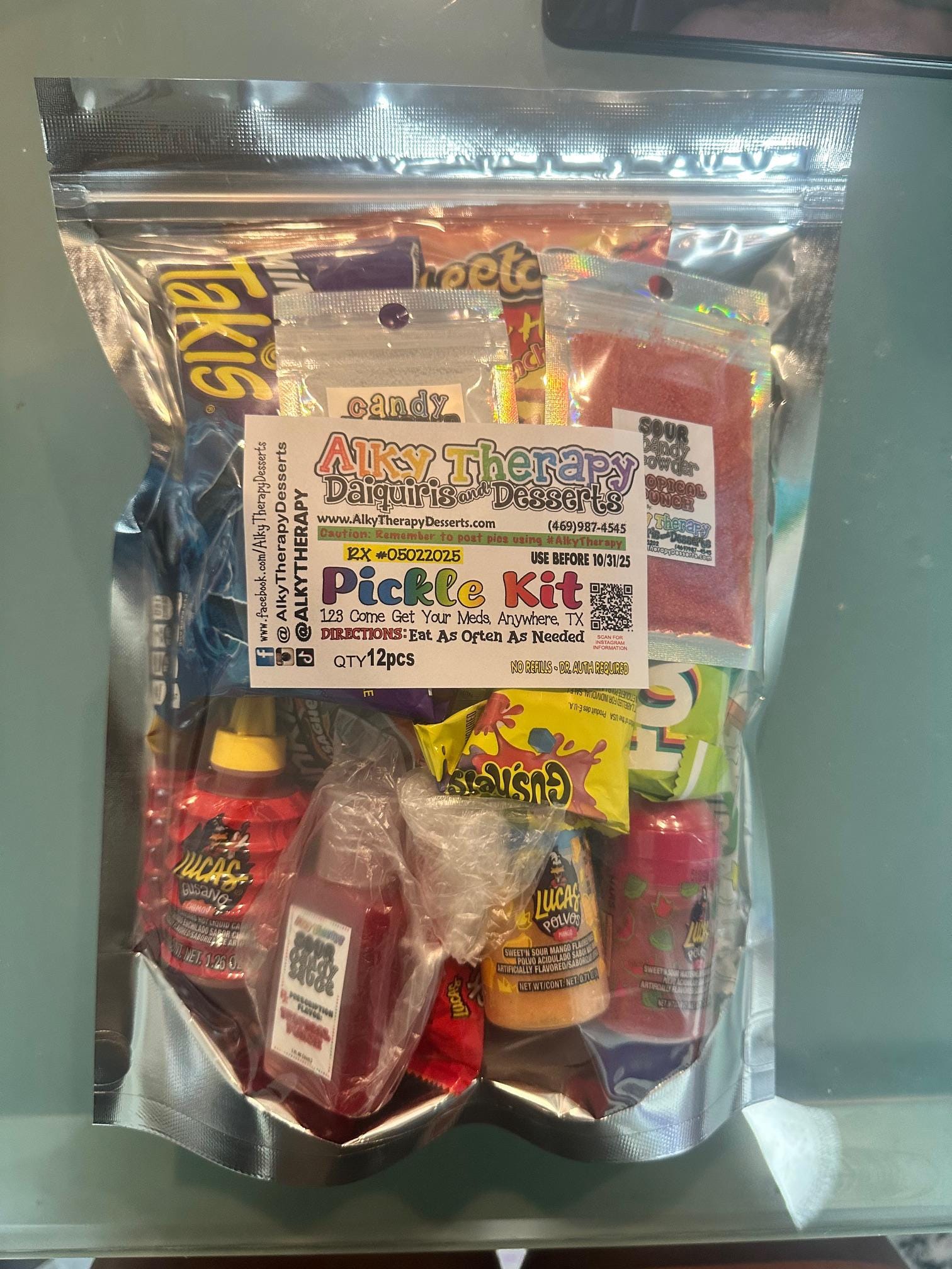 Blue Raspberry Pickle Kit - 13 Pieces Included - in House Made Pickle ...