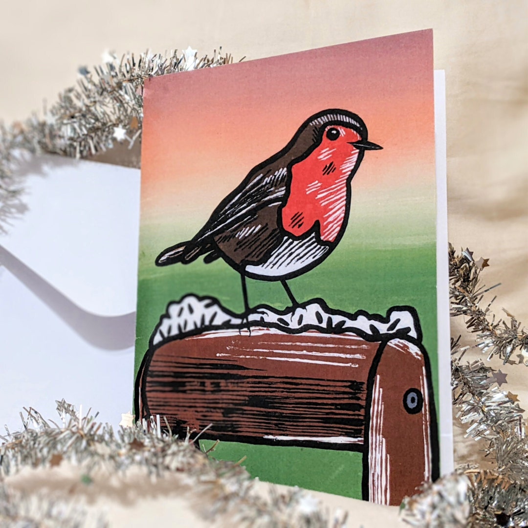 10 Robin Christmas Cards in a Pack Spread Festive Cheer With - Etsy UK