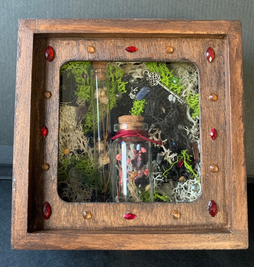 Small Treasure Chest With Transparent Cover, Witch Chest, Magic Chest ...