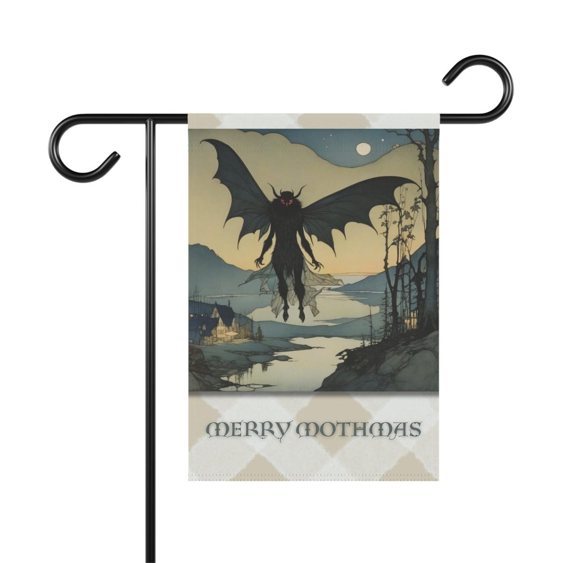 Mothman Cryptid Fans Outdoor Flag Garden Yard Flag - Etsy