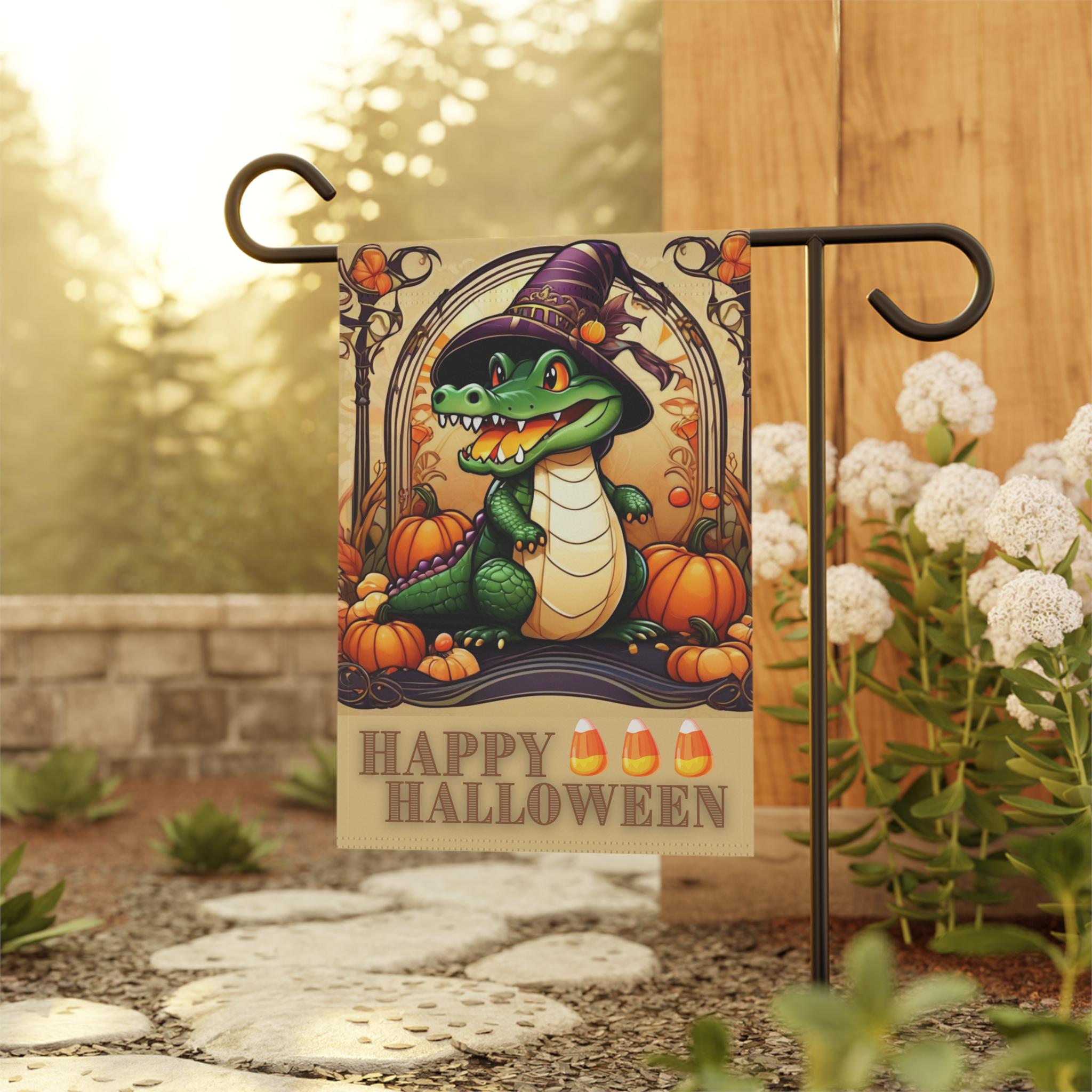 Alligator Gator Halloween Flag Halloween Decor Fall Decor Gator Lovers ...