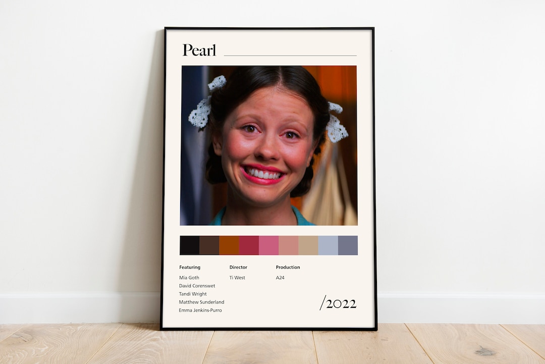 Pearl Movie Poster | Minimalist Color Palette Print (digital Download ...