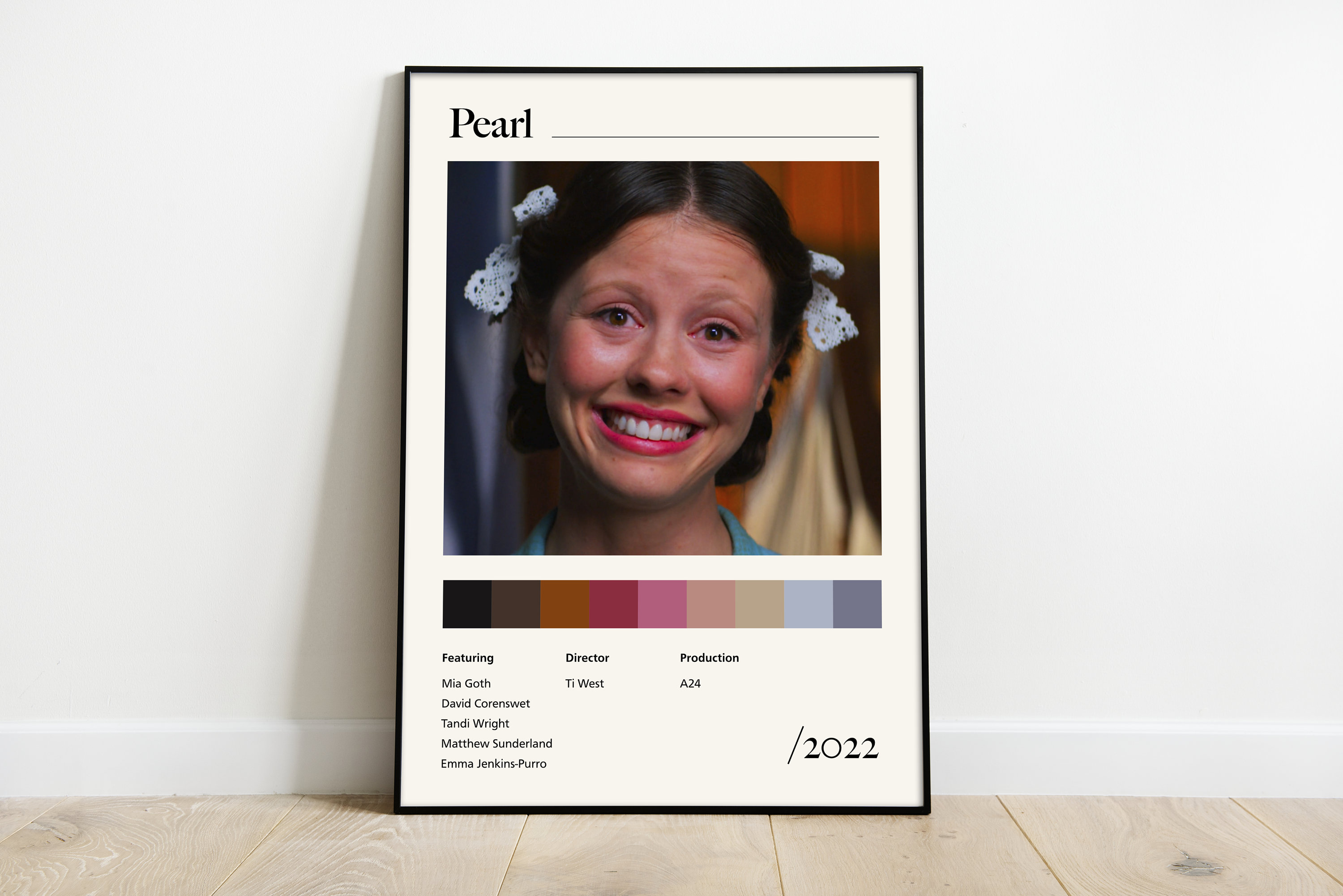 Pearl Movie Poster | Colour Palette Poster | Minimalist Movie Poster ...